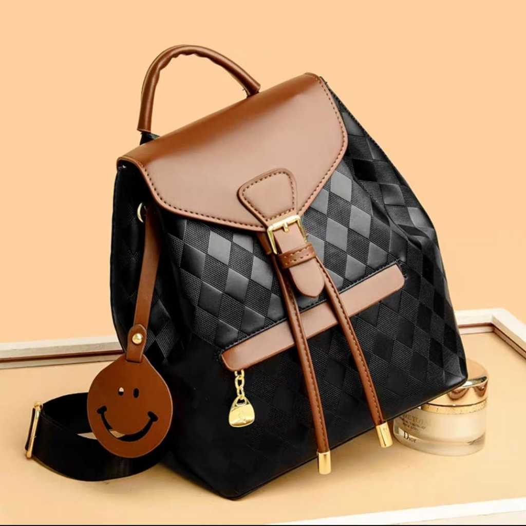MOCHILA FEMININA DE COSTA COURO ECOLOGICO ELEGANTE COD-2028 | Shopee Brasil