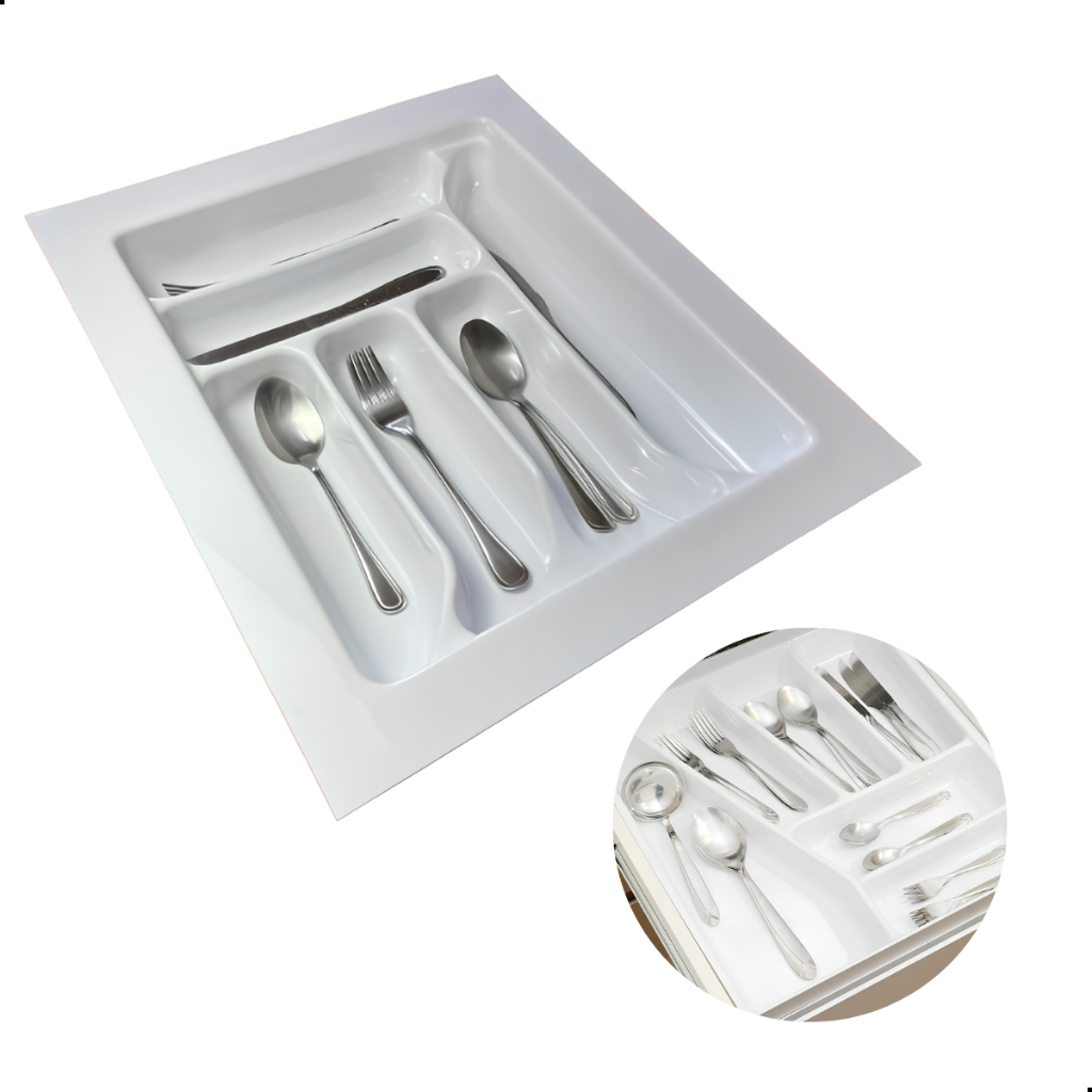 Divisor De Talher Ajustavel Og-02 Branco/ Cinza396 X 467mm Moldplast/Porta Talher/organizador ...