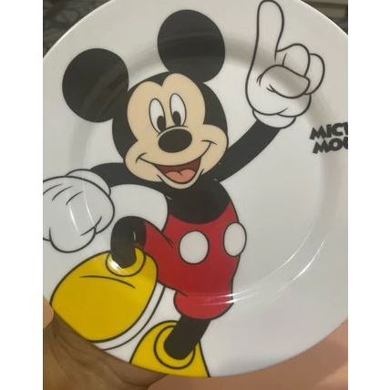 Prato Mickey de plastico 17 cm | Shopee Brasil