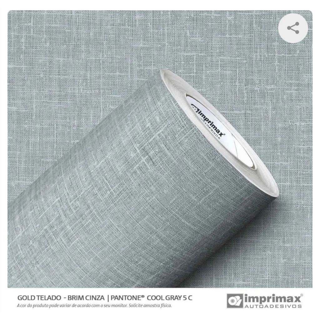 Adesivo Linho Cinza Rolo Auto Colante Texturizado Vinil Decoração ...