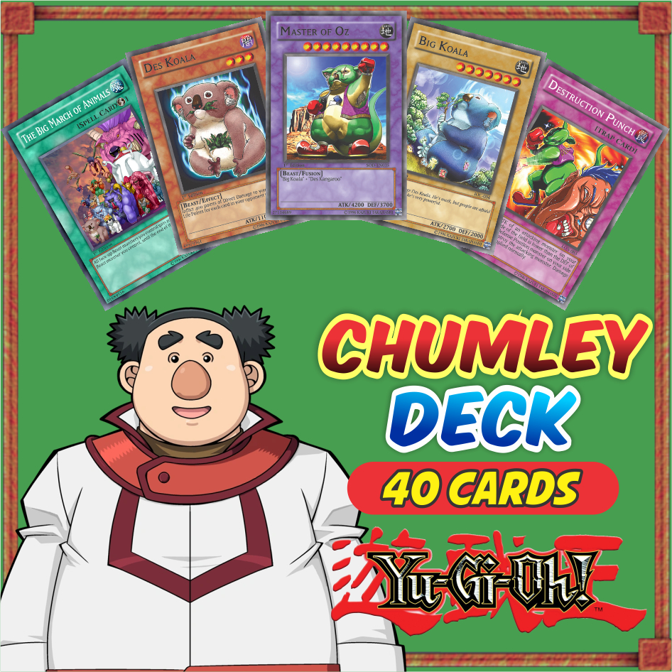 Chumley Deck Anime (40 Cartas) com 5 Foils Sortido Yugioh GX | Shopee ...