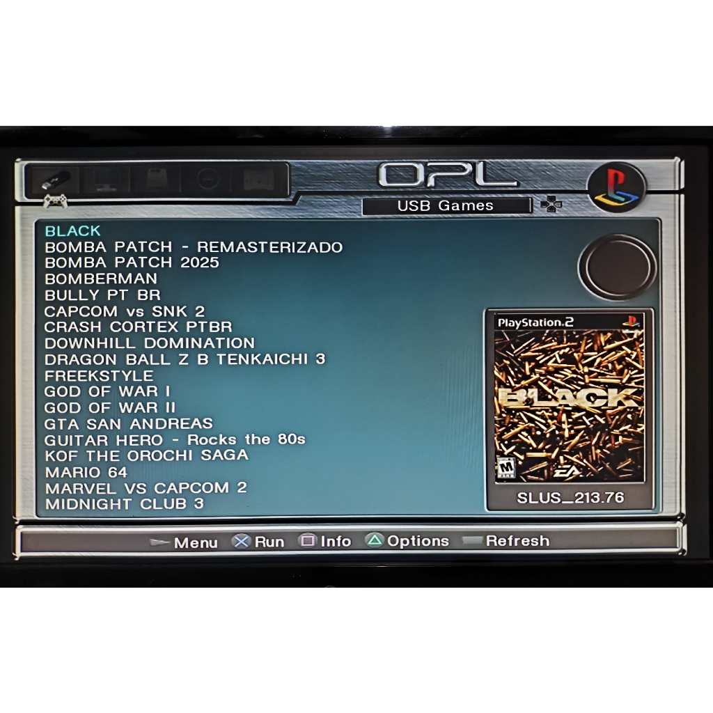 KIT OPL - Pendrive com jogos de ps2 + Memory card 64M com OPL - LEIA A ...