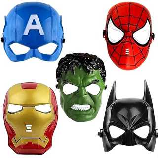 Máscara de Super Heróis, Homem Aranha, Hulk, Capitão América, Homem de ...
