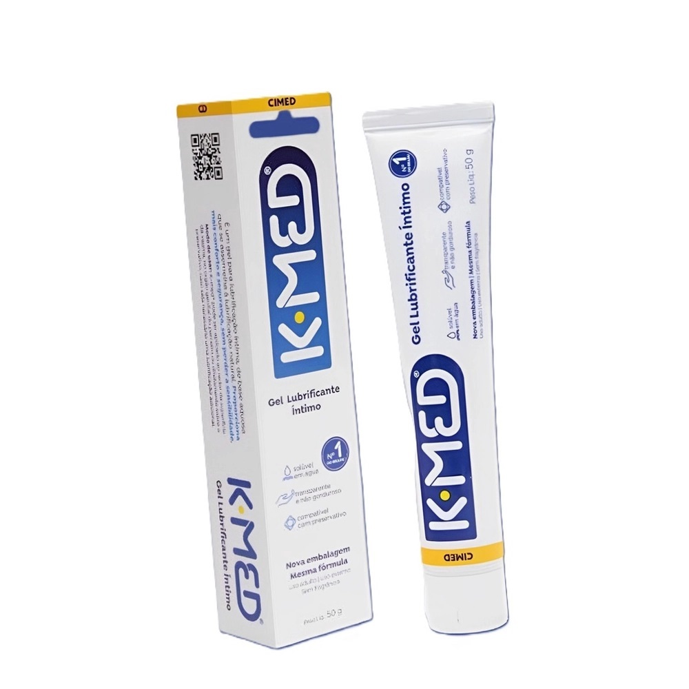 Kmed 50g Gel Lubrificantes Intimo Sem Sabor Agua Neutro | Shopee Brasil