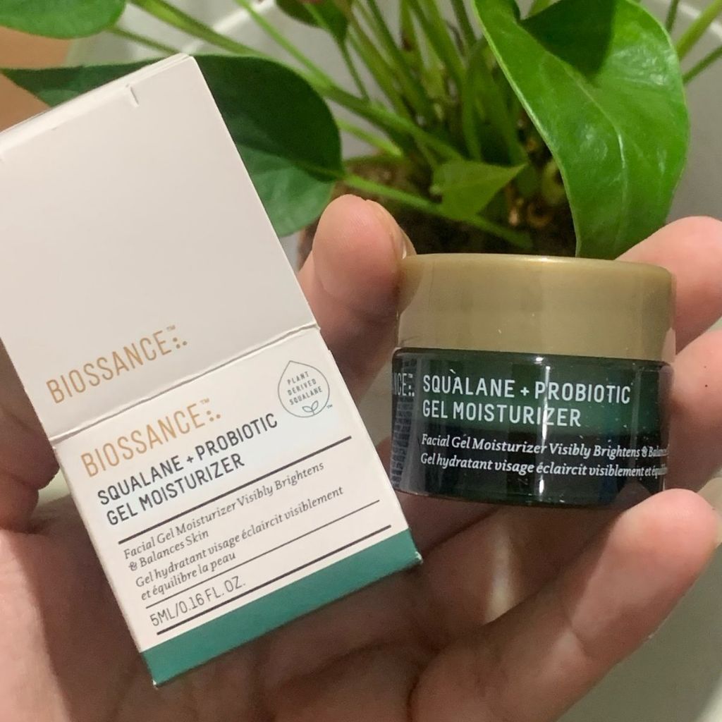 gel hidratante biossance squalane + probiotic gel moisturizer, 5 ml | Shopee Brasil