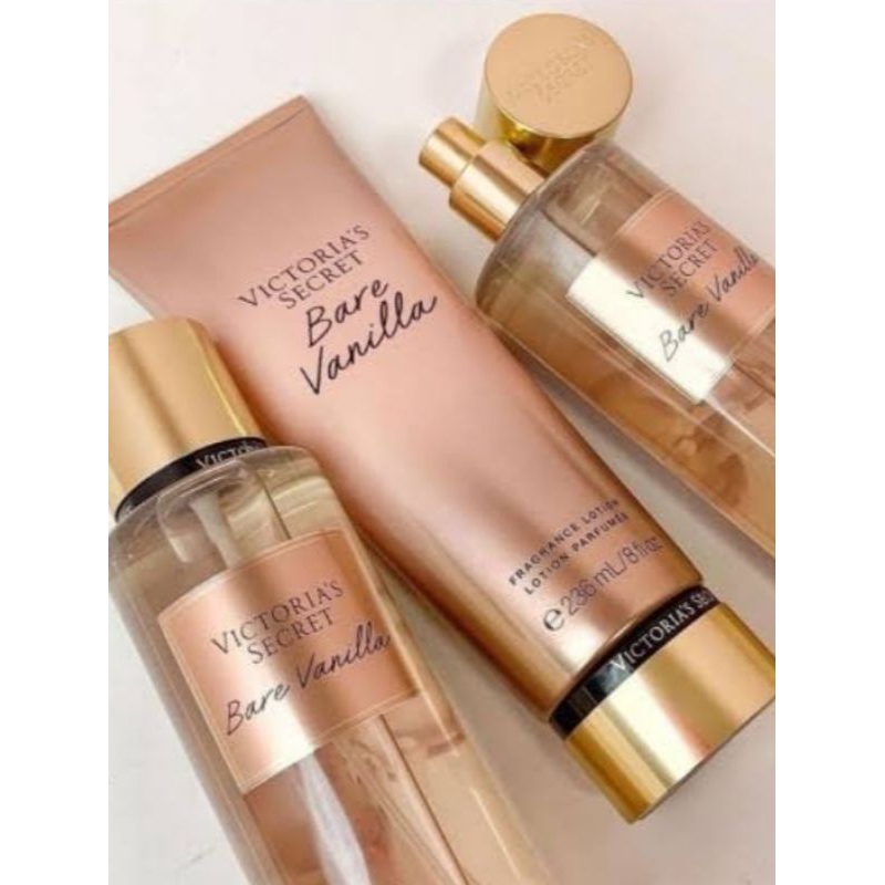 kit 3 Victoria Secrets Vanilla Body Splash + Creme + Perfume Capilar ...