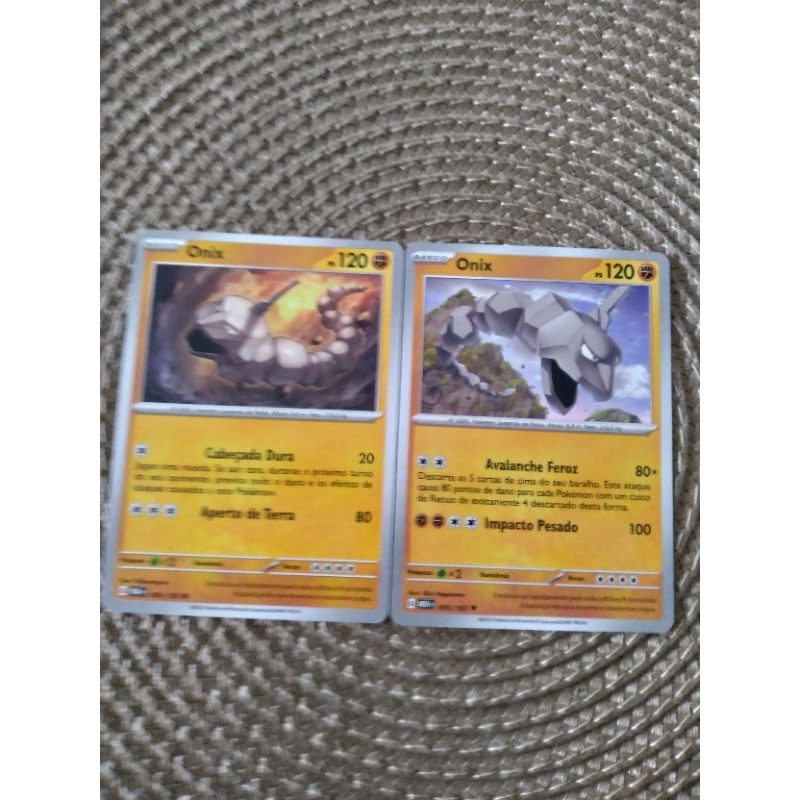 Carta Pokemon Onix Original SP | Shopee Brasil