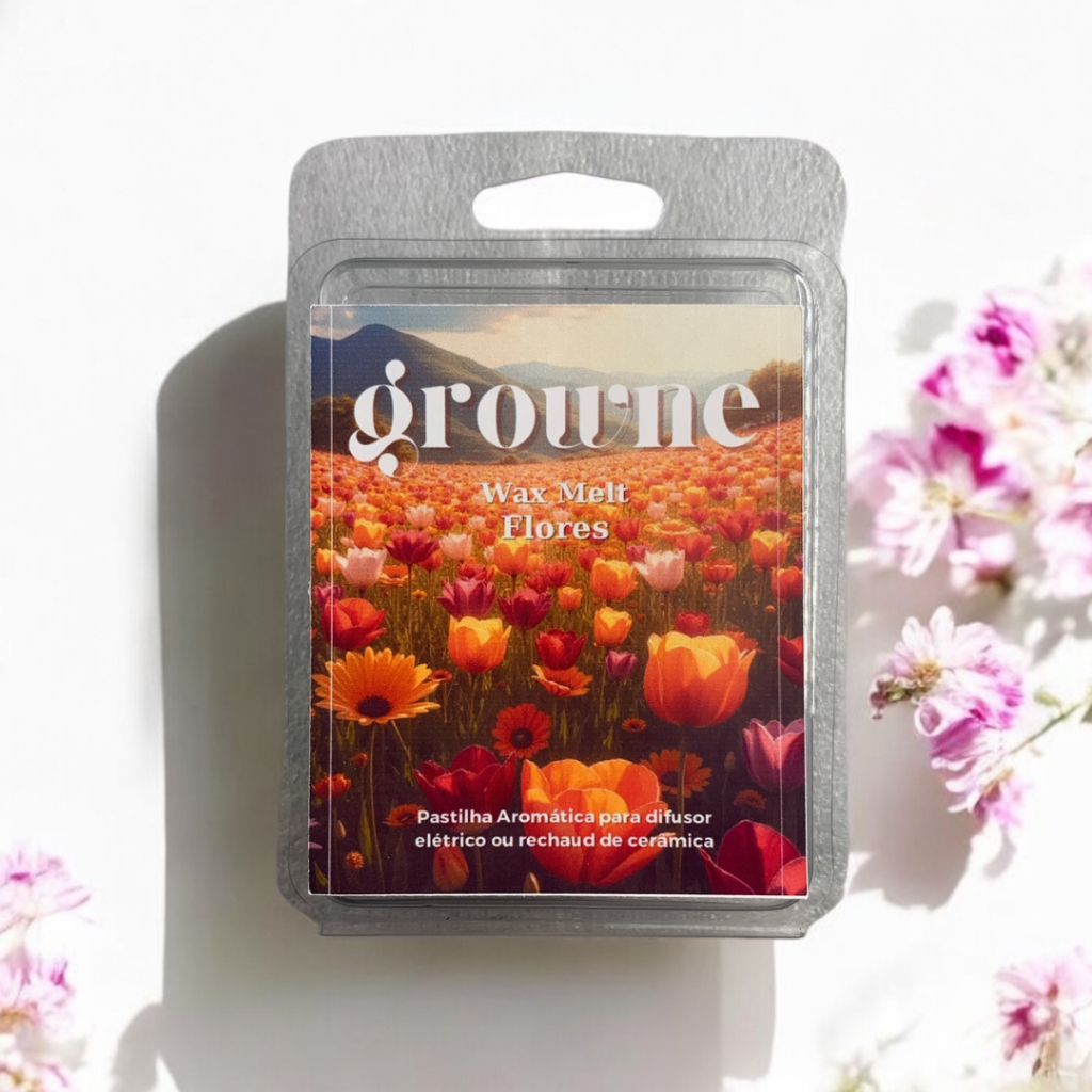 Wax Melts Pastilhas Perfumadas aroma - Flores - feito de Cera de coco ...
