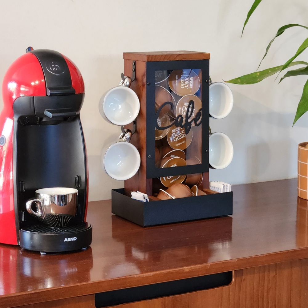 Porta Cápsulas e Porta Xícaras Torre Café Geguton | Shopee Brasil