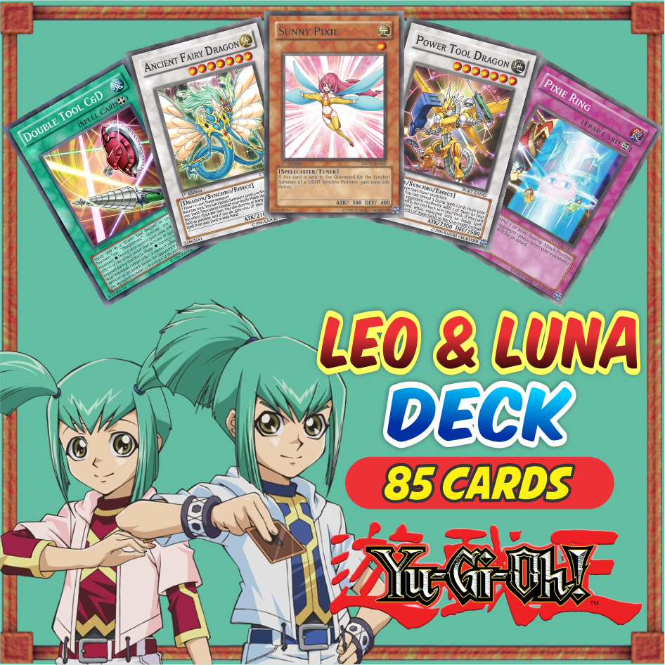 Leo Luna Deck Anime (80 Cards) Yugioh 5D'S | Shopee Brasil