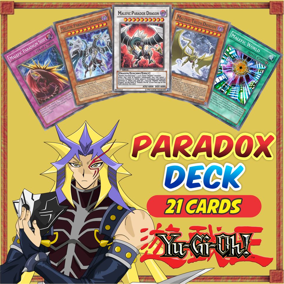 Paradox Deck Anime (20 Cards) Yugioh 5D'S | Shopee Brasil