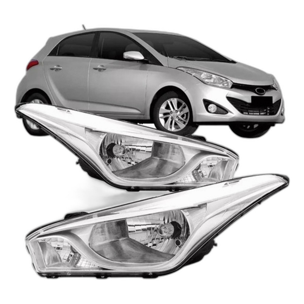 Farol Dianteiro Hb20 Hb20s Hb20x 2012 13 14 15 16 17 18 2019 | Shopee ...