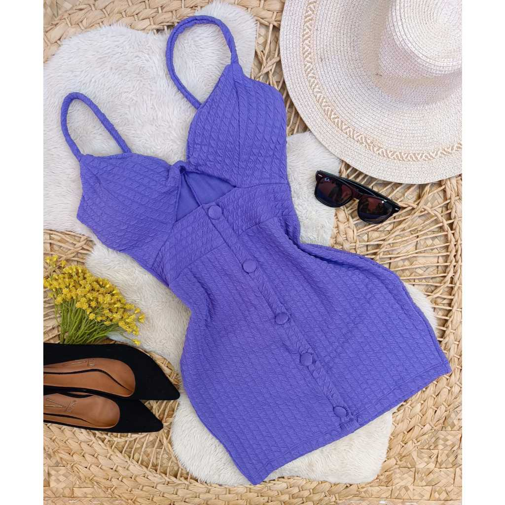 Vestido colado Com decote e Com bojo | Shopee Brasil