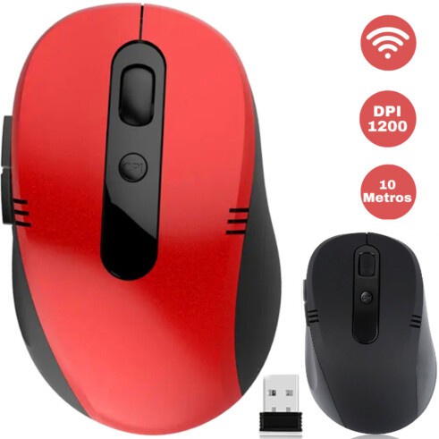 Mouse sem Fio Anxin Wireless 2.4Ghz Receptor Usb para PC e Notebook ...