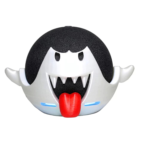 Suporte Alexa Boo Mario Bros Echo Dot 4ª e 5ª geração - Fantasma Super ...