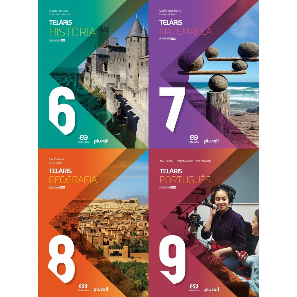 (Novo) Livro - Teláris - Escolha - Matemática História Português ...