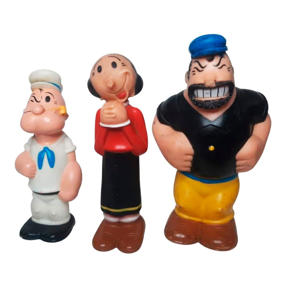 Bonecos Popeye Olívia Palito E Brutus Originais (estrela) | Shopee Brasil