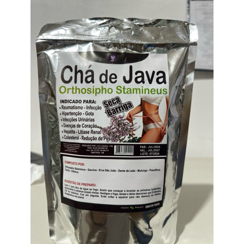Chá De Java - Orthosipho Stamineus 100g | Shopee Brasil