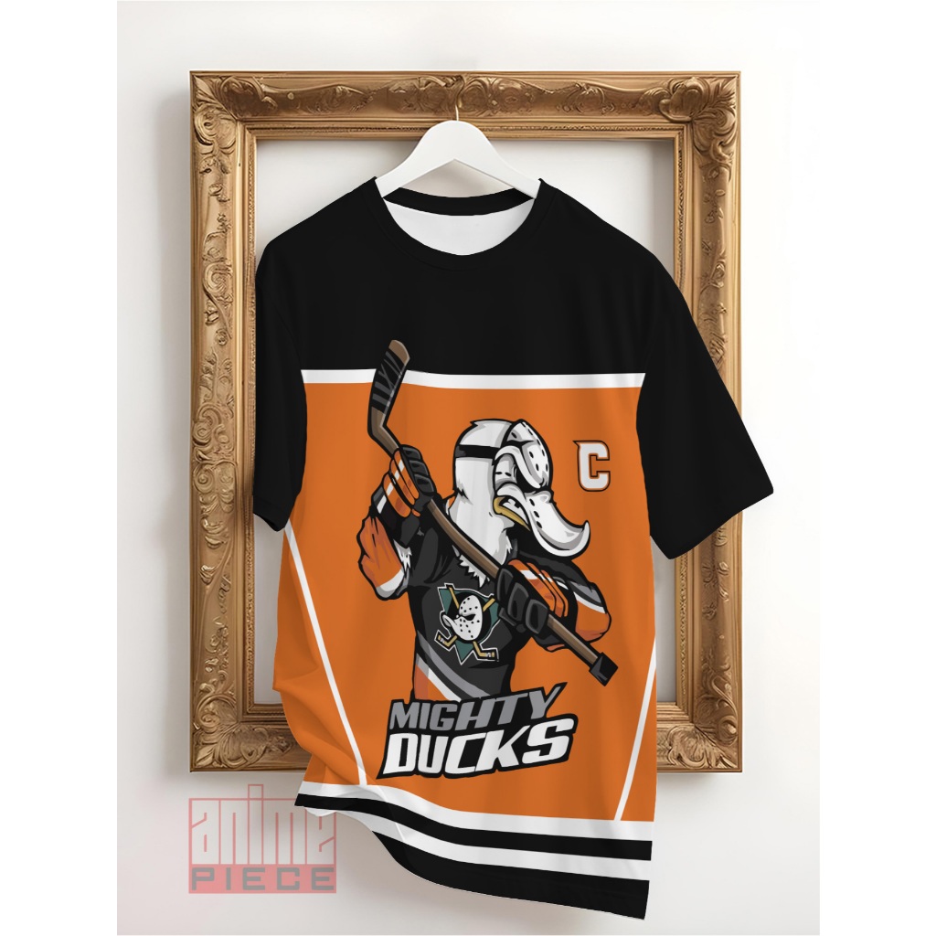 Camiseta Camisa Mighty Ducks Super Patos Hockey Laranja Full Ref1732 ...