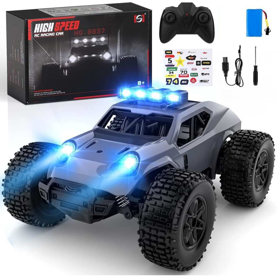 Carrinho de Controle Remoto 4x4 Off-road Terra Veloz Crawler Monter ...