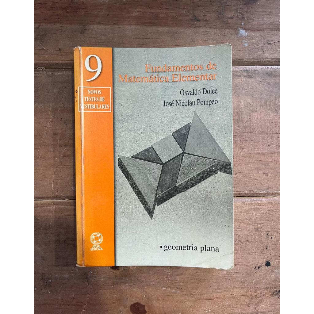 Livro Fundamentos de Matemática Elementar vol 9 Geometria Plana p Concursos Militares EPCAR EN ...
