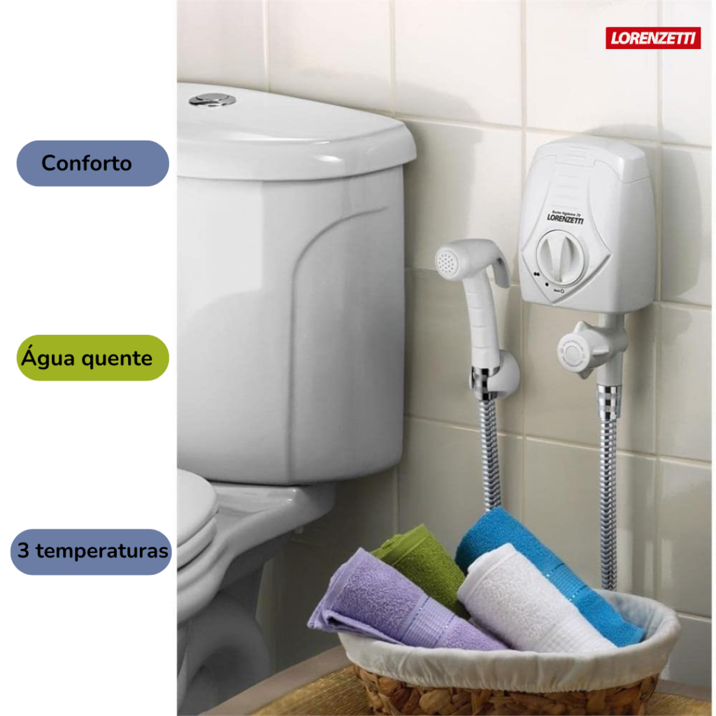 Ducha Higiênica Elétrica Aquecedor 3t 127v 4000w Lorenzetti Shopee Brasil