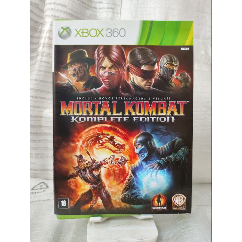 Jogo Mortal Kombat Xbox 360 komplete edition - Mídia Física | Shopee Brasil