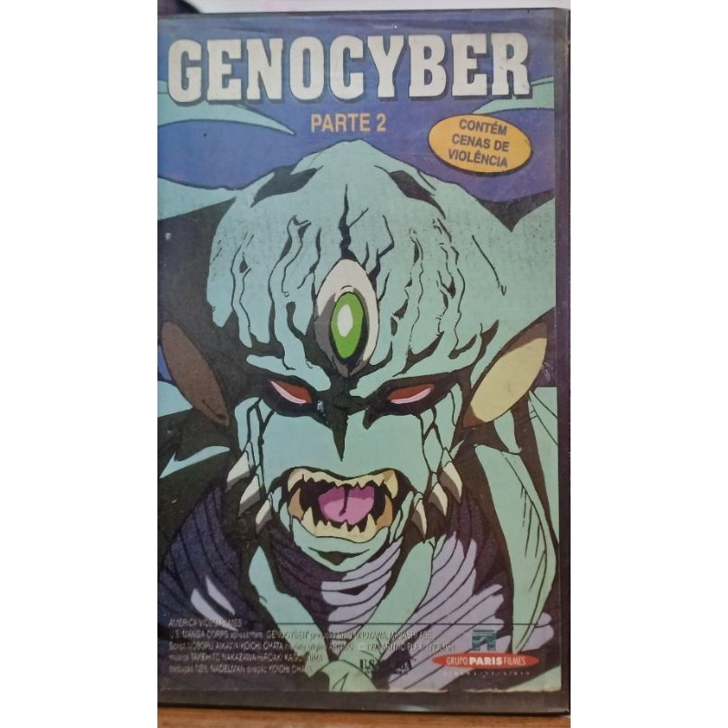 VHS Anime Genocyber parte 2 (dublado) | Shopee Brasil