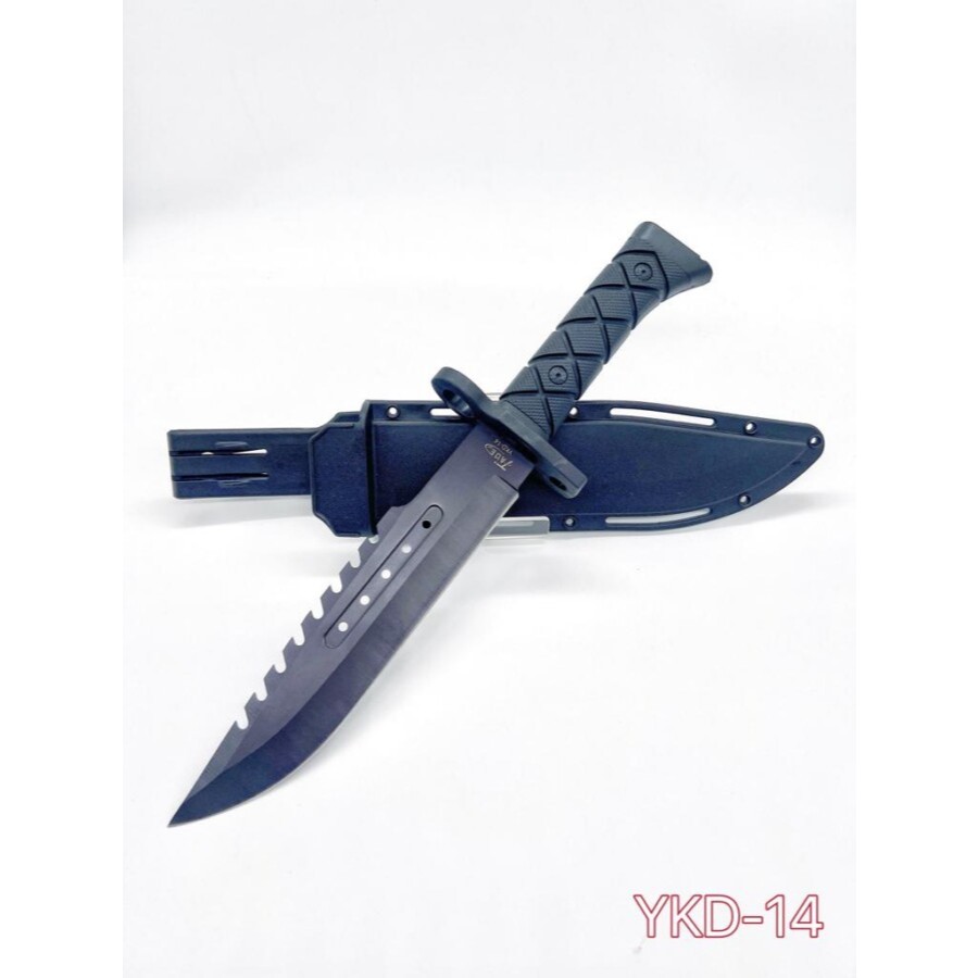 Faca Militar Baioneta M9 Black Serrilhada Acampamento YKD-14 | Shopee ...