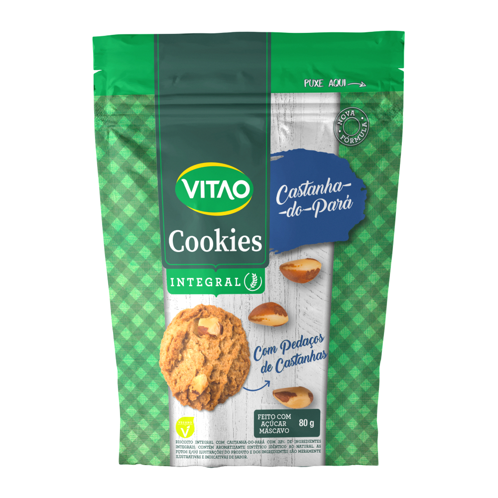 Cookies Integrais Castanha-do-Pará 80g | Shopee Brasil