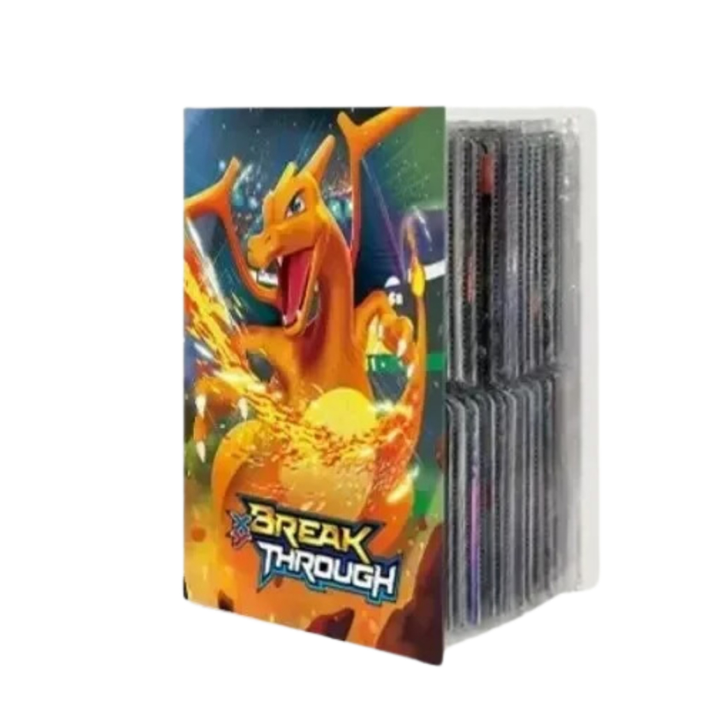 Album para 240 Cartas Pókemon - Mini Fichário Pokémon - Pasta Cartinha ...