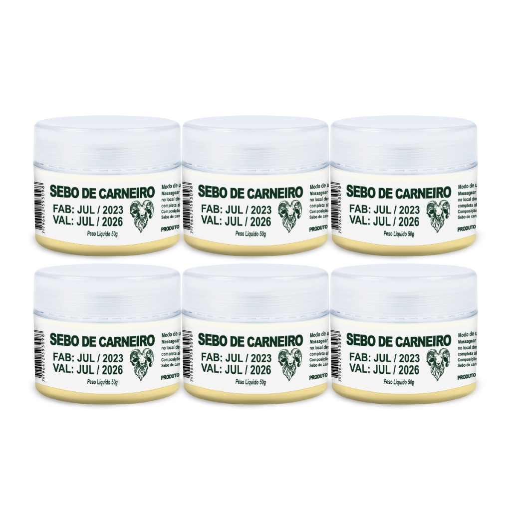 Sebo de Carneiro 100% Puro | Shopee Brasil