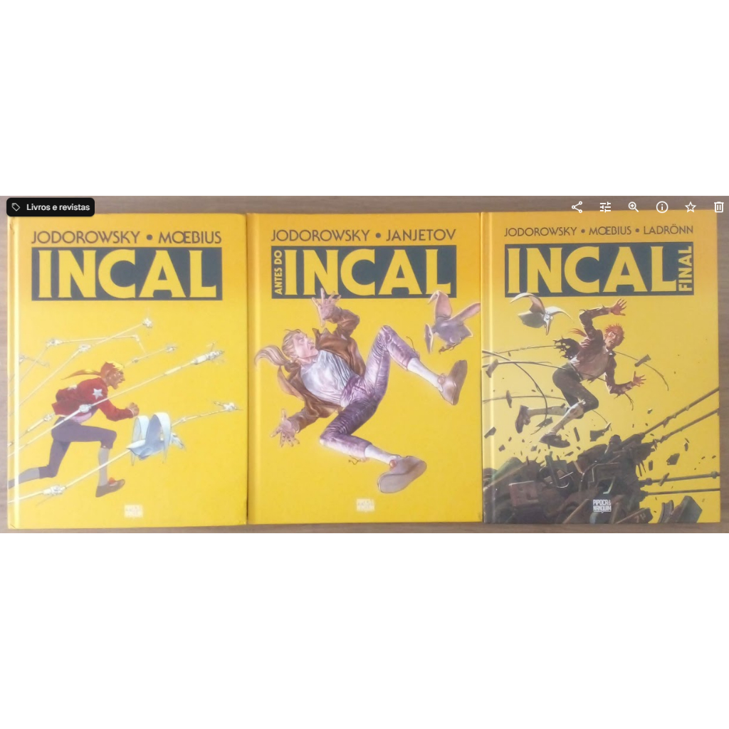 Incal Vol 1,2 e 3 Escolha Uma Hq | Shopee Brasil