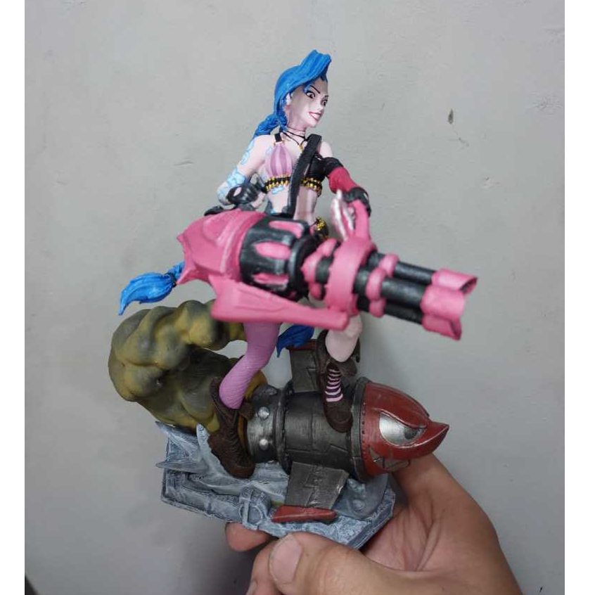 Jinx Action Figure Impressão 3D | Shopee Brasil