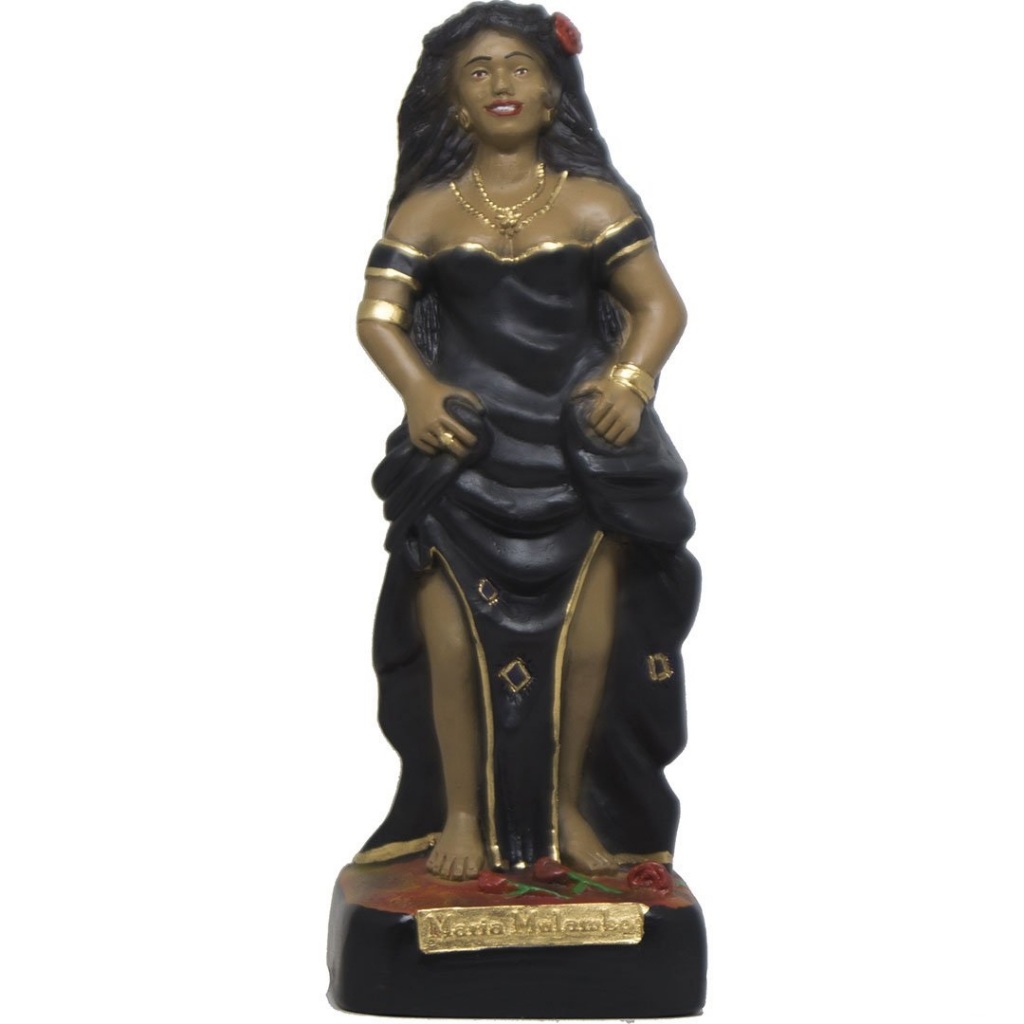 Imagem Maria Mulambo 20 cm Gesso RESINADO | Shopee Brasil
