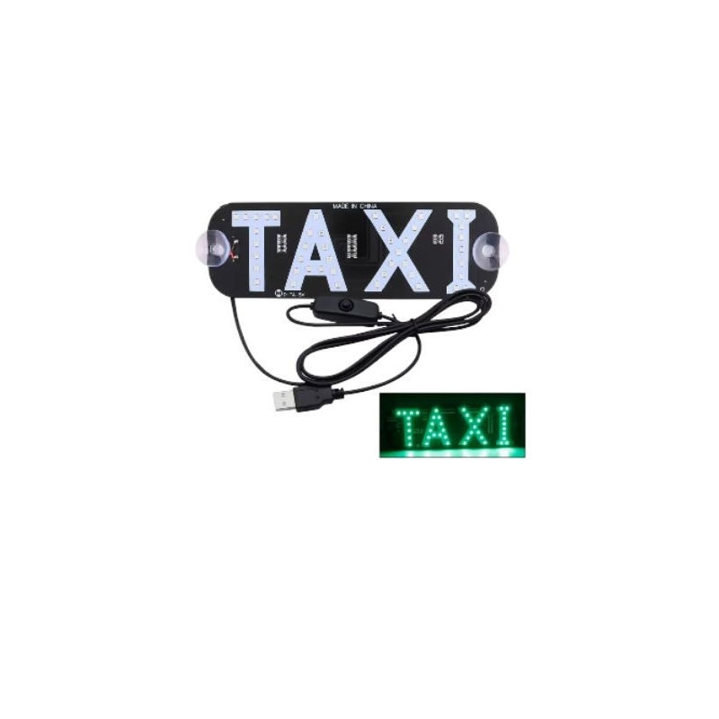 Placa TAXI letreiro luminoso em Led parabrisa | Shopee Brasil