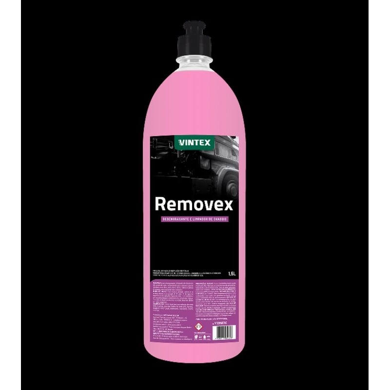 Removex vintex 1,5L - desengraxante e limpador de chassis - limpeza ...