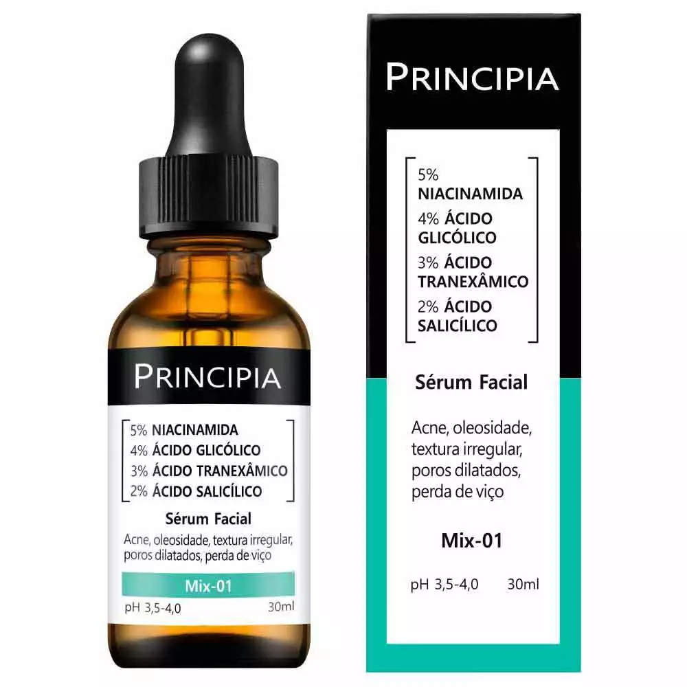 Sérum Principia Mix-01 (Niacinamida + Glicólico + Ácido Tranexâmico ...