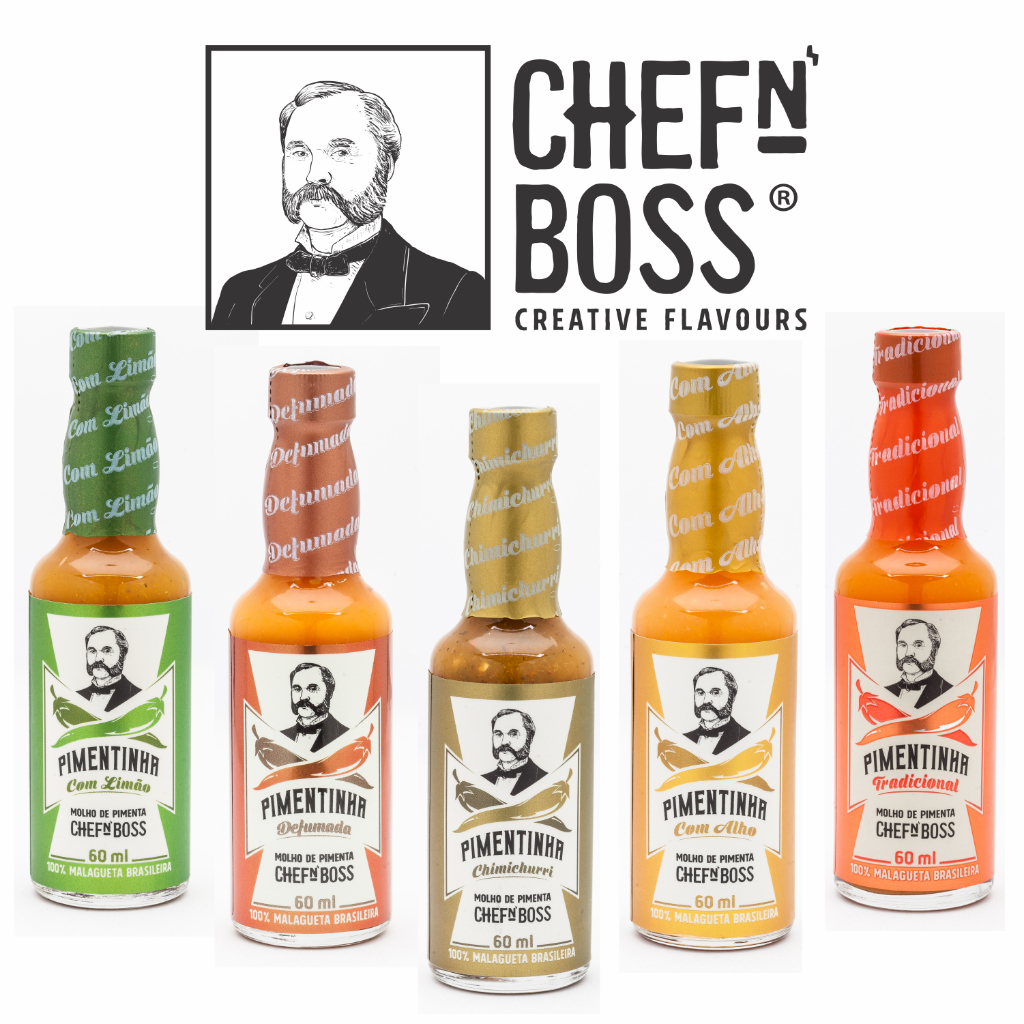 Molho De Pimenta Pimentinhas Chef N Boss Sabores Kit 5 Un. | Shopee Brasil