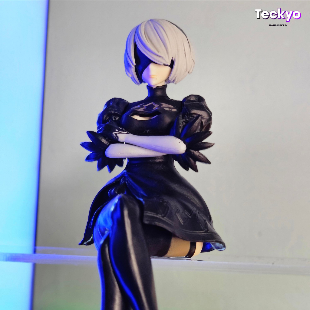 Action Figure Nier Automata de 15cm 2B Boneca de Anime para Setup Gamer ...