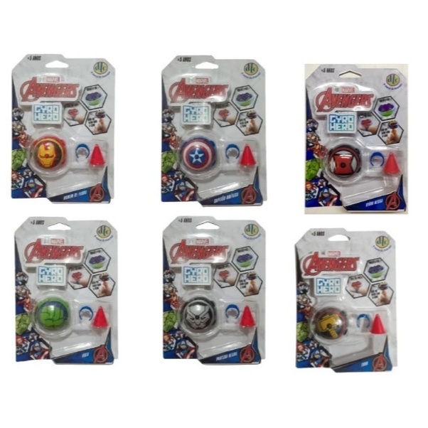 MARVEL AVENGERS GYRO HERO - PACK COM 01 GYRO HERO - DTC | Shopee Brasil