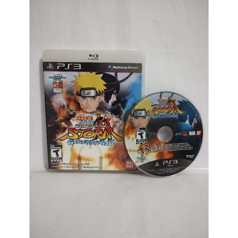 Naruto Shippuuden Ultimate Ninja Storm Generations PS3 mídia física ...