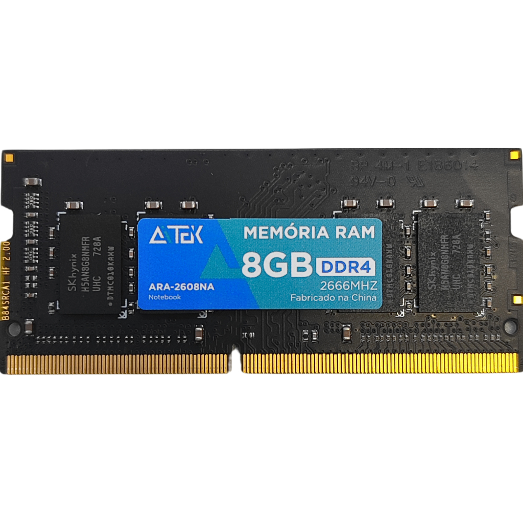 Memória RAM 8GB DDR4 para Notebook Desempenho Rápido, Eficiente e ...