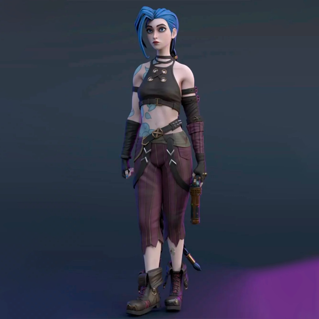 Action Figure Jinx Arcane League of Legends - Boneco de Ação ...