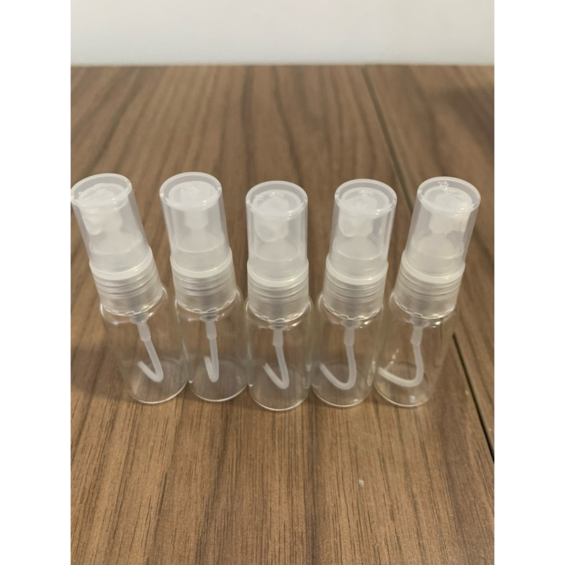 100 Frascos para perfumes e decants de vidro com spray 5ml | Shopee Brasil