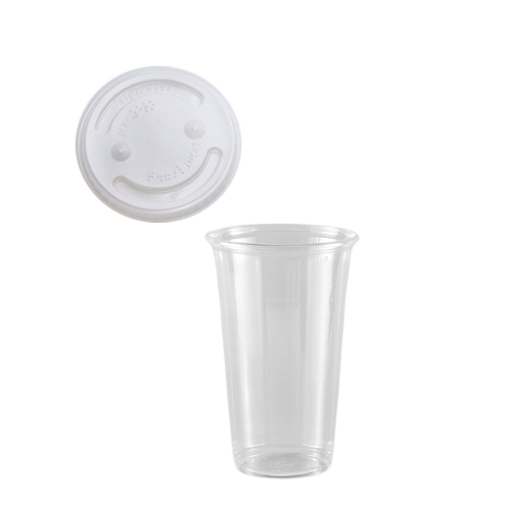 Copo Descartável 300ml Pp Liso 100 Unidades Tampa S/ Furo | Shopee Brasil