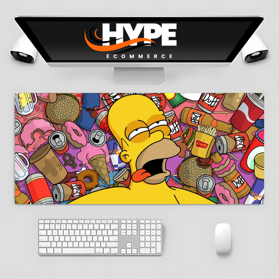 Mouse Pad Grande 90x40 Simpsons Homer Simpsons Famila Smpsons Ou ...