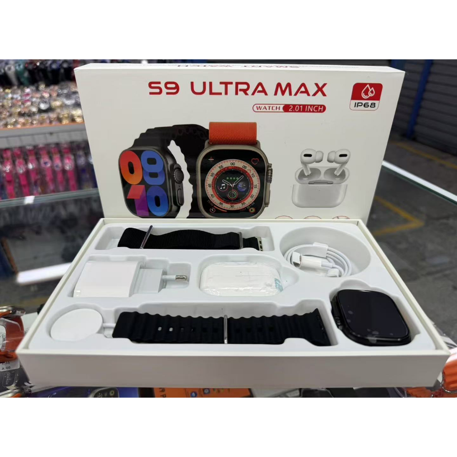 Relógio Smartwatch S9 Ultra Max watch 2.01 inch | Shopee Brasil
