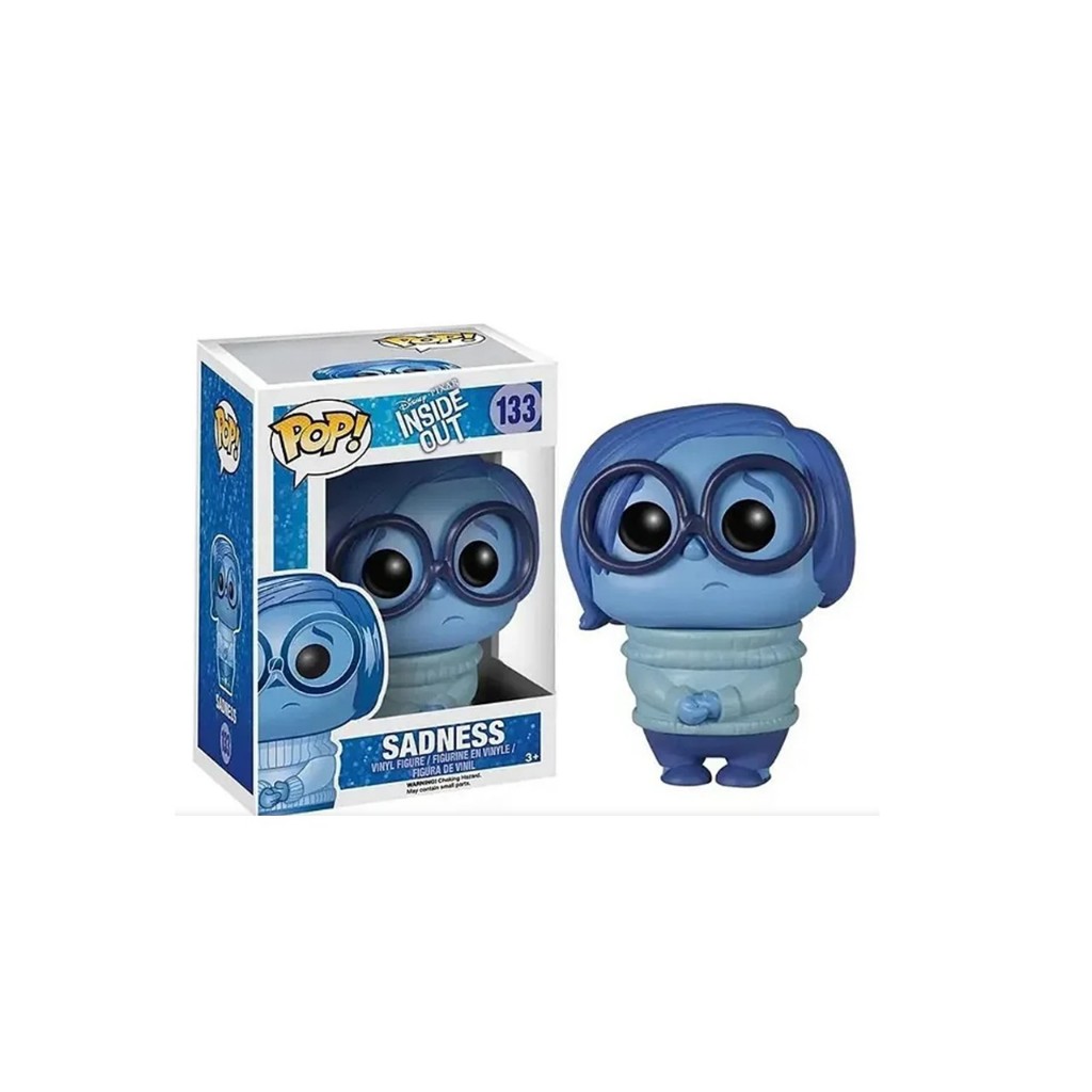 Boneco Funko Pop Divertida Mente Tristeza/Sadness 133 | Shopee Brasil