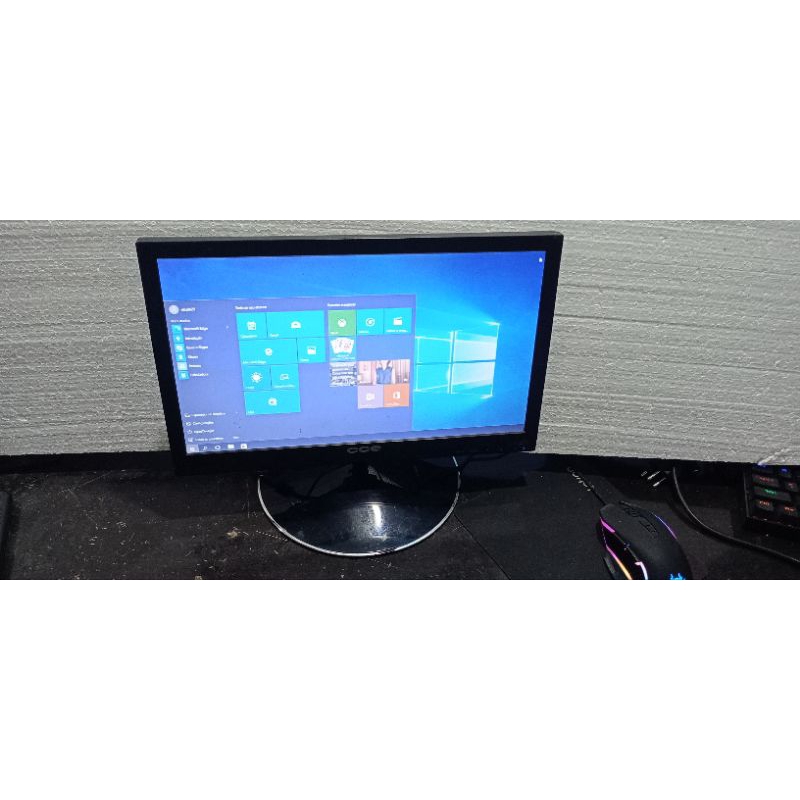 monitor de tela plana CCE modelo MC1501, 15,6 polegadas. | Shopee Brasil